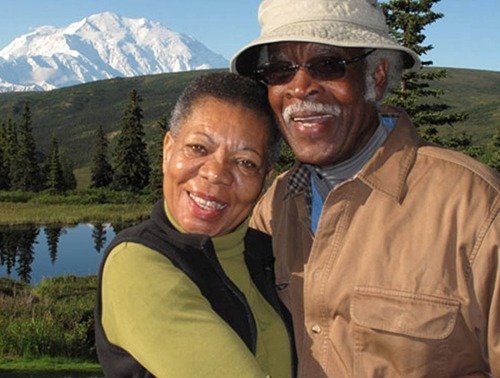 WEB-Audrey and Frank Peterman at Denali National Park. Photo courtesy ...