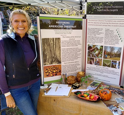 WEB-Kathy Patrick at 2019 HemlockFest | The American Chestnut Foundation